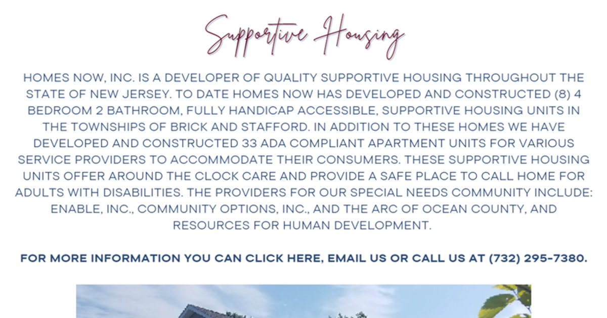 Supportive Housing